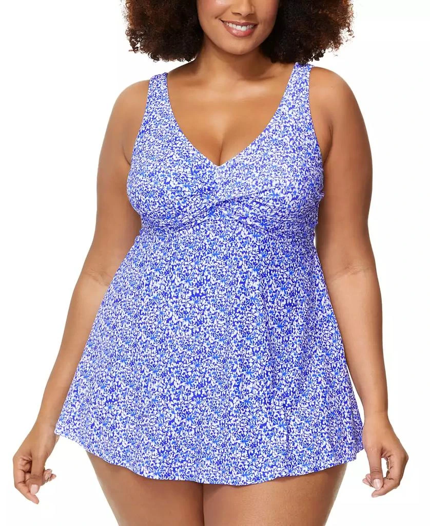 Raisins Curve Trendy Plus Size Lucia Swim Dress - Swimwear - BeyondStyle