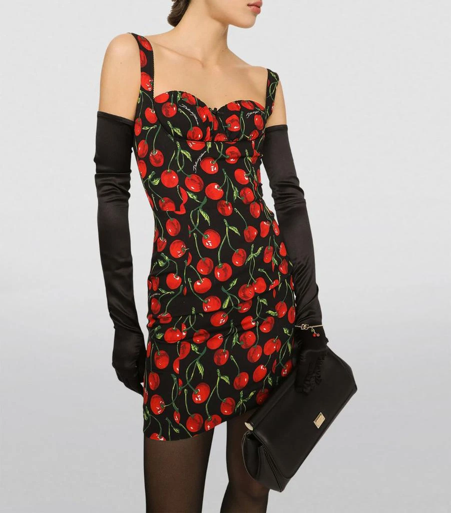 Dolce & Gabbana Bustier Cherry Print Dress - Tops - BeyondStyle