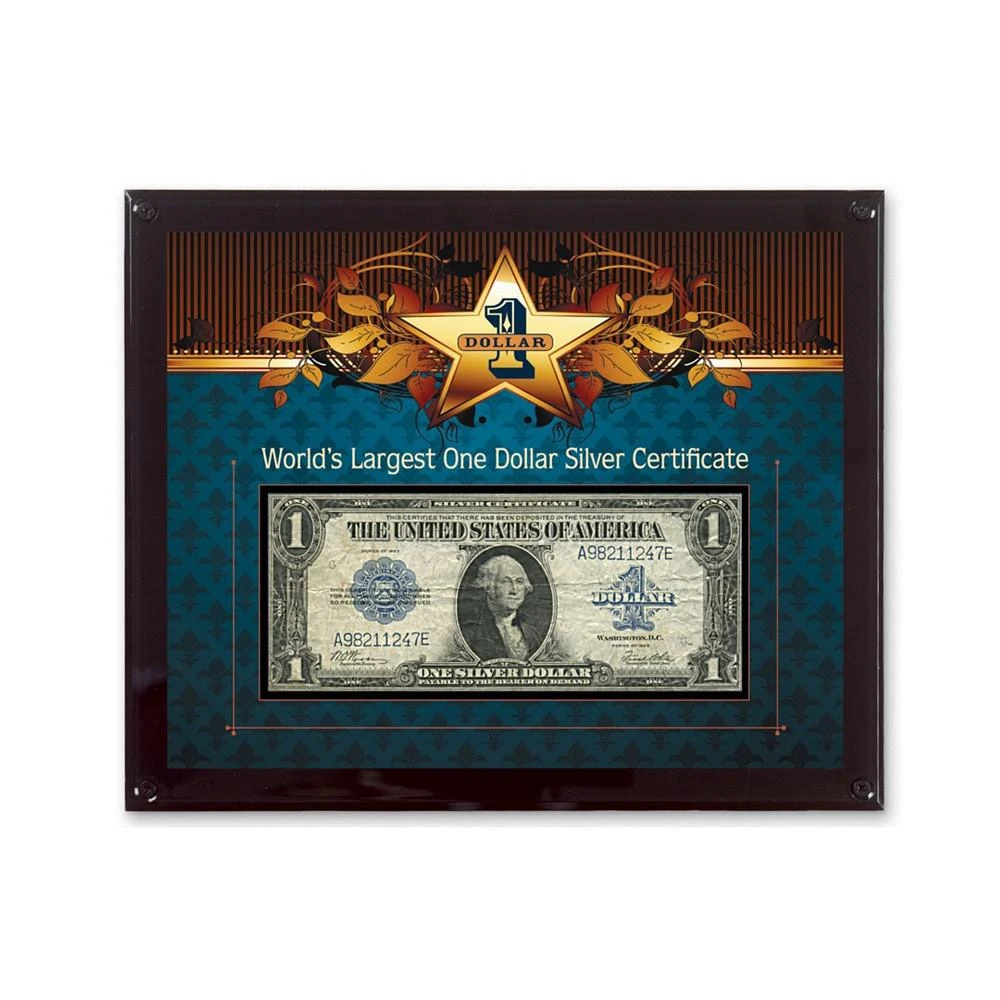 American Coin Treasures World's Largest Silver Certificate - Free ...