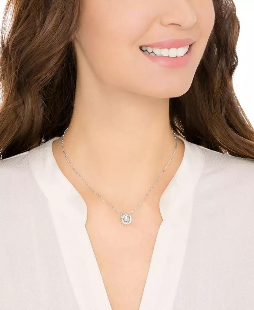 Floating crystal necklace store