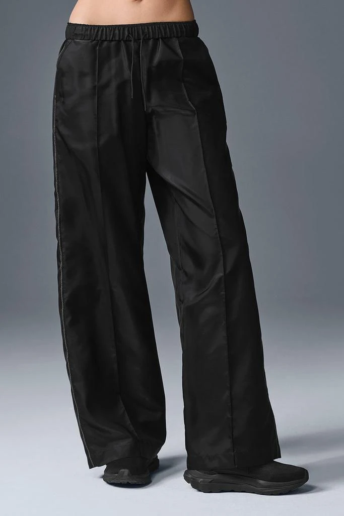 Alo Afterglow Wide Leg Track Pant - Black - Yoga - Free Shipping ...