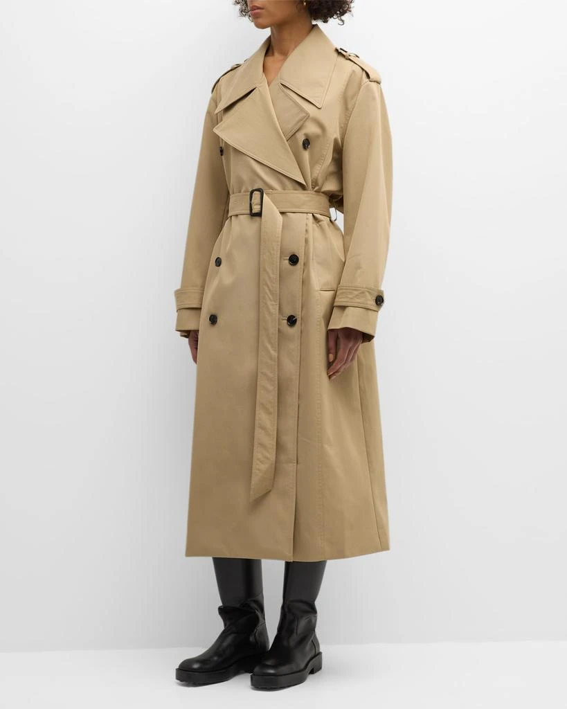 Co Oversized Belted Trench Coat - Coats - Free Shipping - BeyondStyle