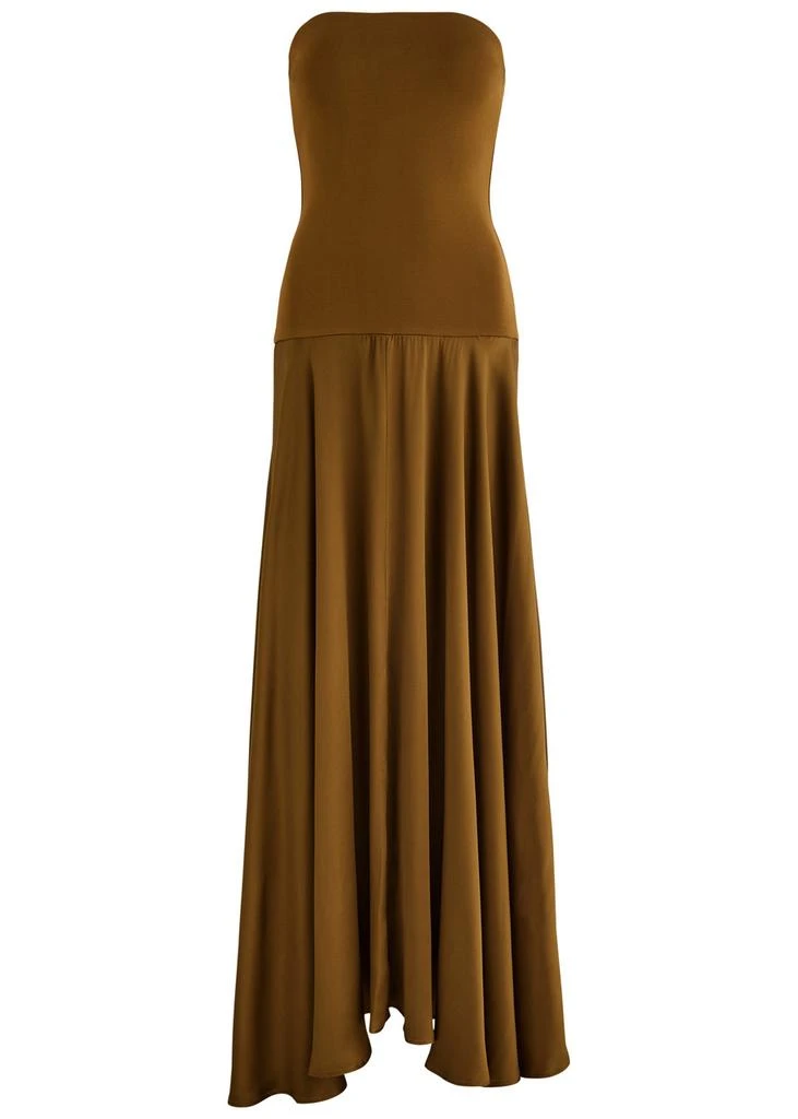 ESSE Studios Illi strapless silk and jersey maxi dress - Dresses & Skirts - BeyondStyle
