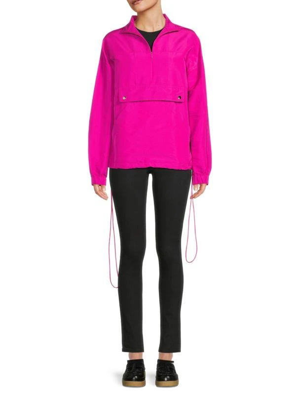 LaQuan Smith Adjustable Hem Windbreaker Jacket - Jackets - Free ...