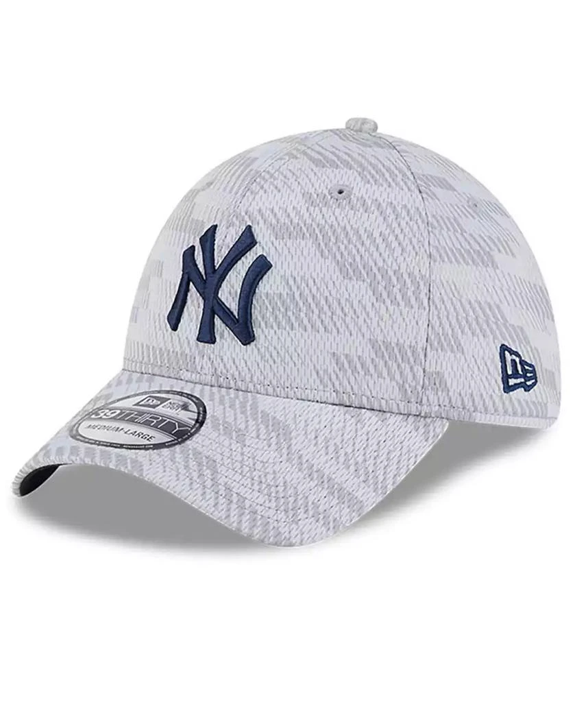 New Era Men's Gray New York Yankees 2025 MLB Clubhouse 39THIRTY Flex ...