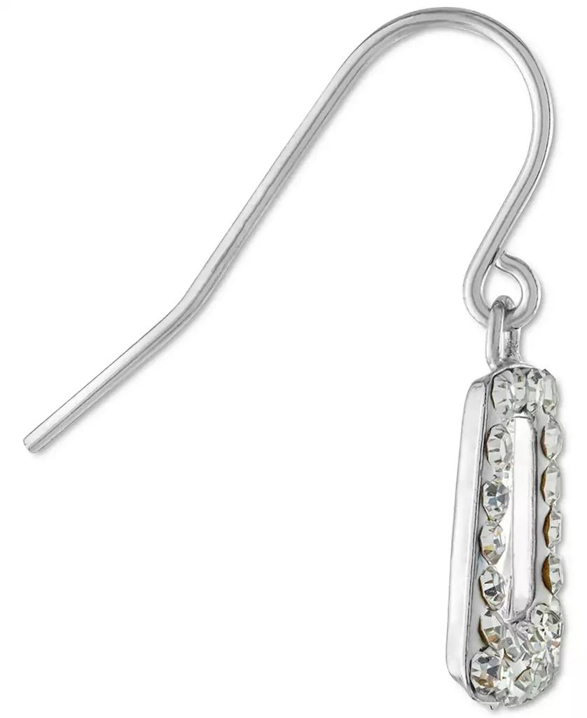 Giani Bernini Crystal Geometric Drop Earrings in Sterling Silver ...