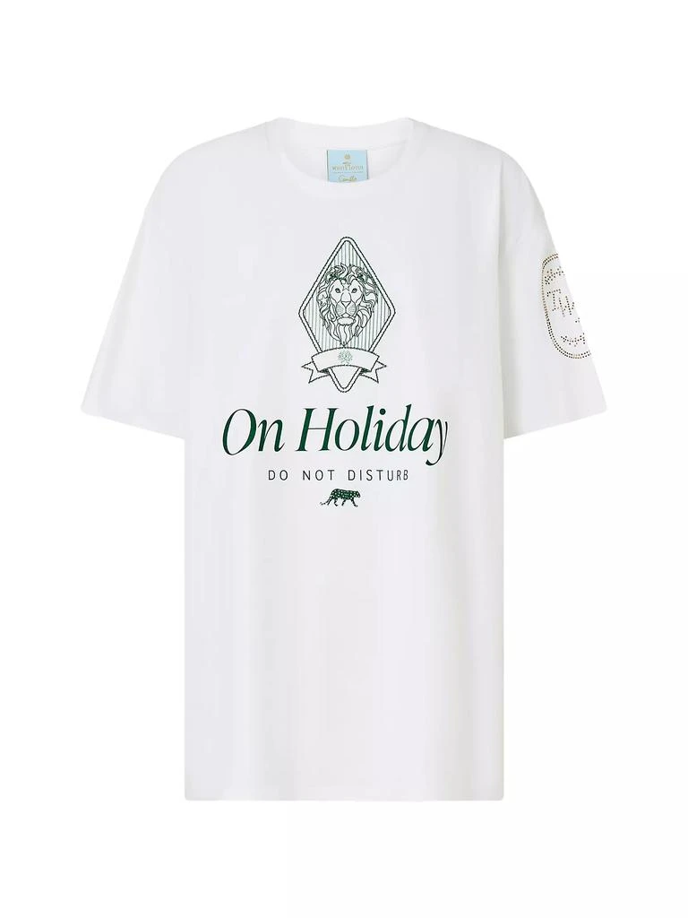 Camilla Camilla x White Lotus Oversized Band T-Shirt - T-Shirts - Free ...