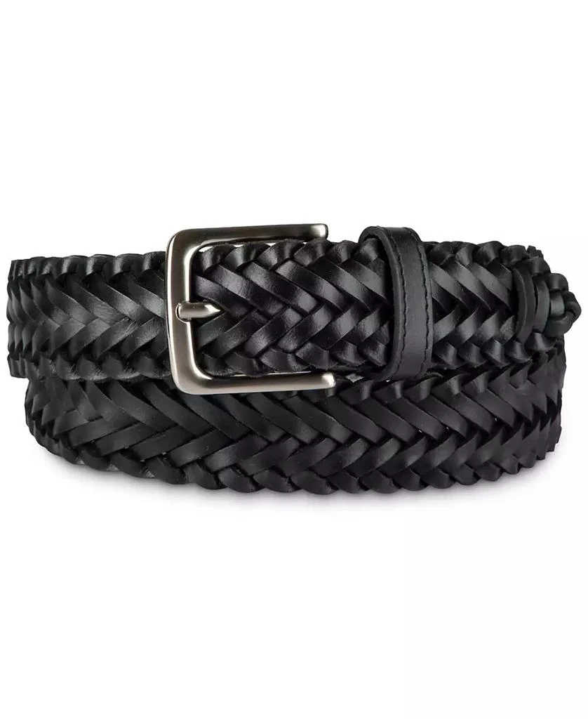 Club Room Luxury Men's Braided Belt, Created for Macy's - Belts ...