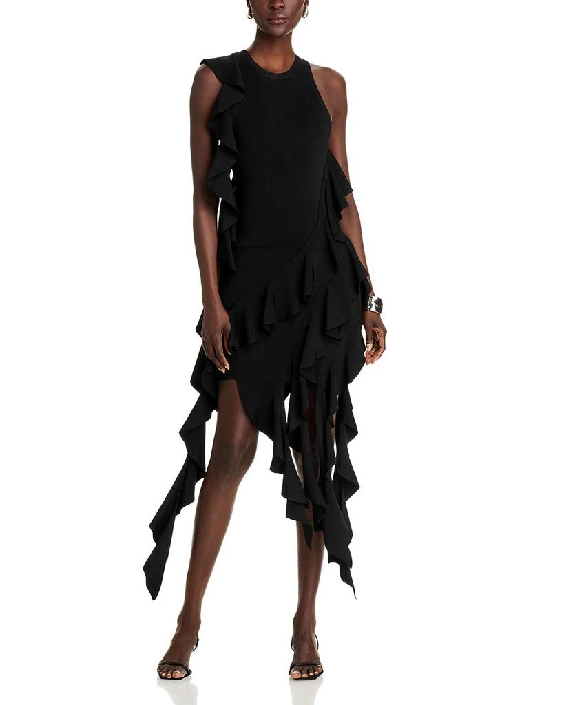 SIMKHAI Wilda Sleeveless Cascade Dress - Dresses & Skirts - Free ...