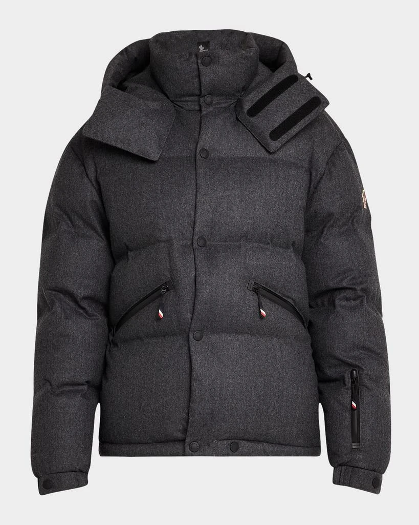 Moncler Grenoble Men's Krun Down Flannel Jacket - Coats - Free Shipping ...