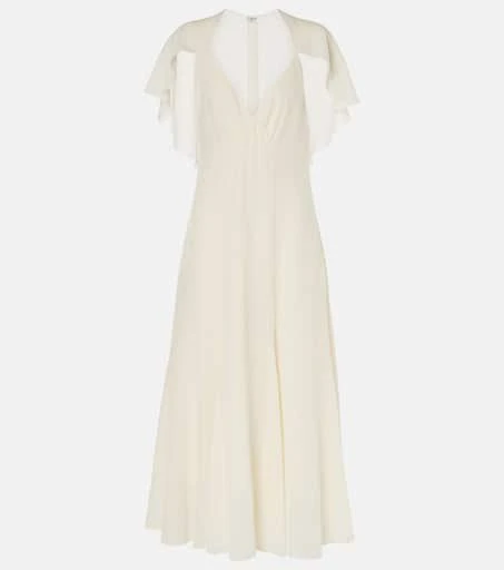 Chloé Silk chiffon midi dress - Dresses & Skirts - Free Shipping ...