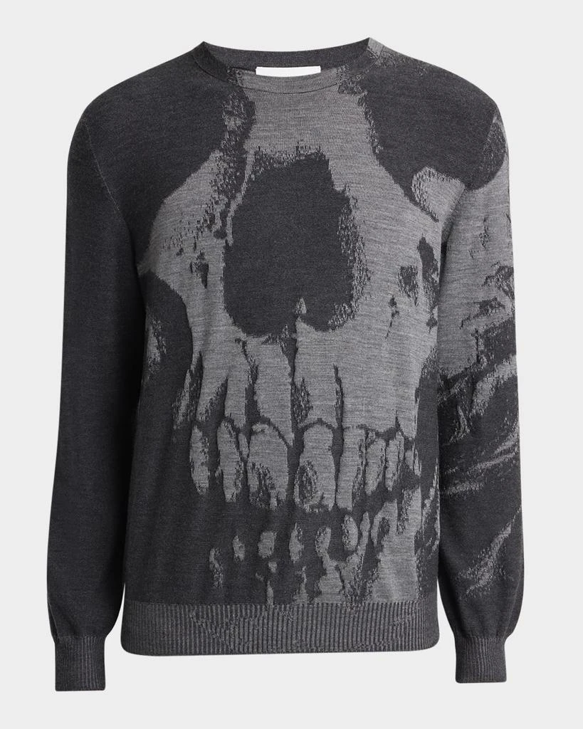McQueen Men's Exploded Skull Sweater - Sweaters - Free Shipping ...