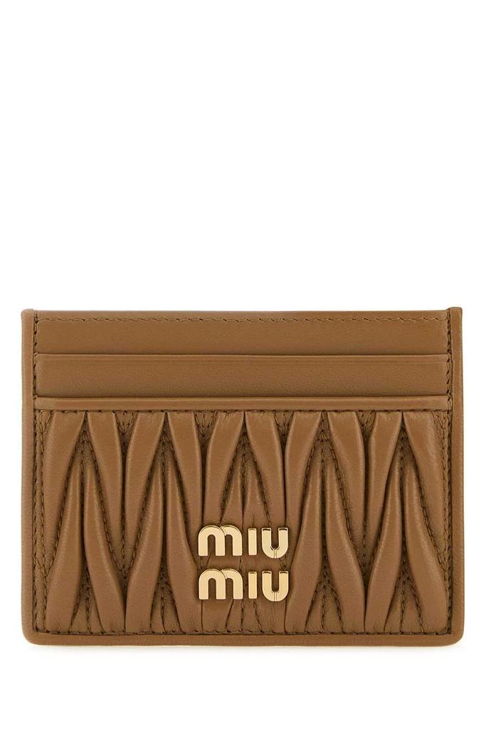Miu Miu Miu Miu Logo Lettering Card Holder - Bags - Free Shipping - BeyondStyle