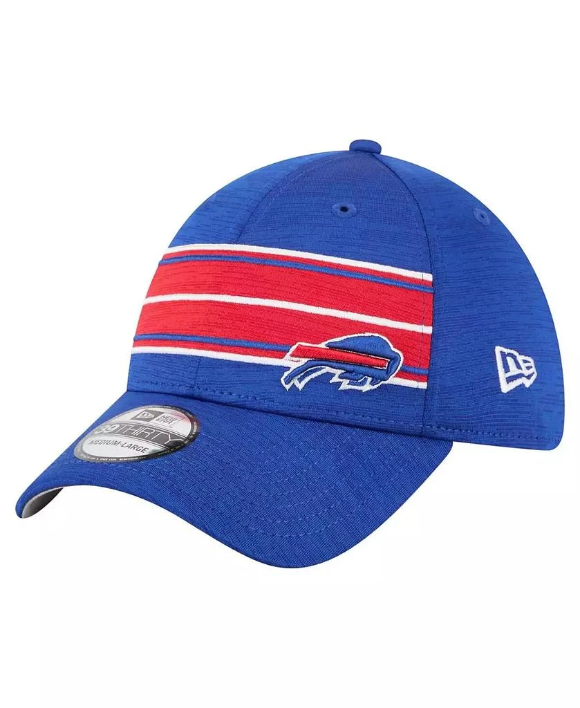 New Era Men's Royal Buffalo Bills Stripes 39THIRTY Flex Hat - Hats - BeyondStyle