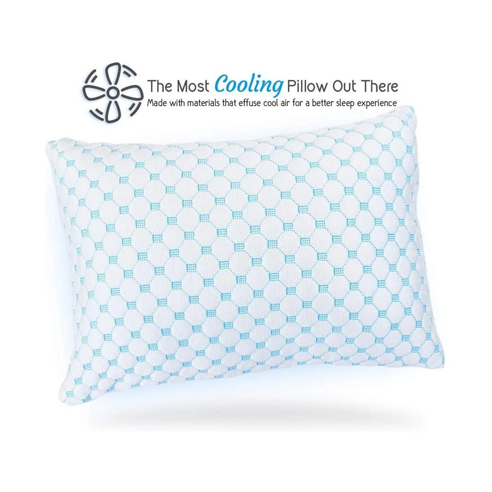 Nestl Heat and Moisture Reducing Ice Silk and Gel Infused Memory Foam Toddler Pillow - Free ...