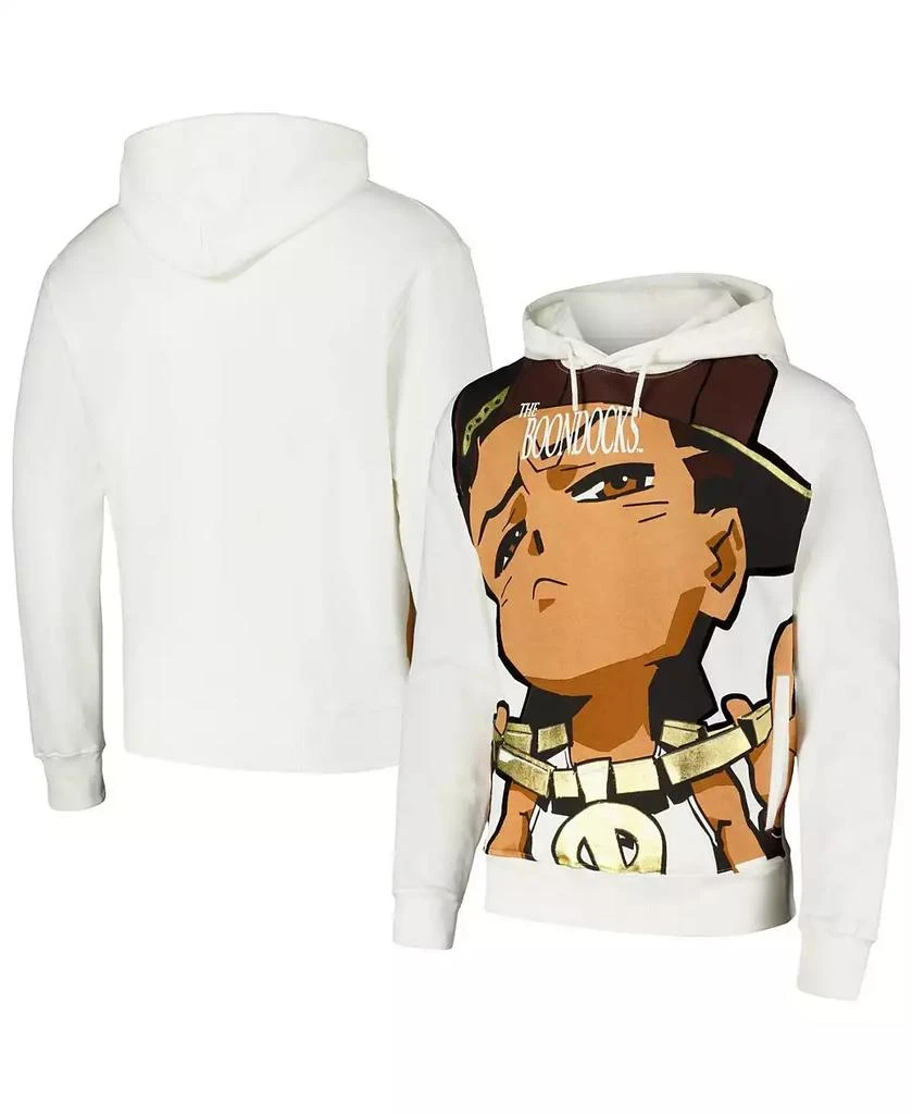 Virtual Thread Men's Cream The Boondocks Riley Chain Pullover Hoodie ...