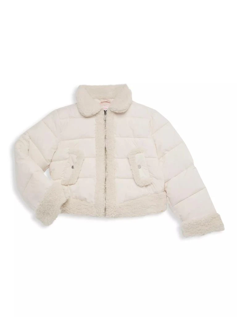 Design History Girl's Sherpa-Lined Jacket - BeyondStyle