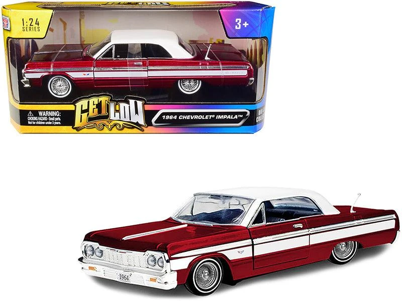 Shop 1964 Chevrolet Impala Lowrider Hard Top Candy Red Metallic with ...