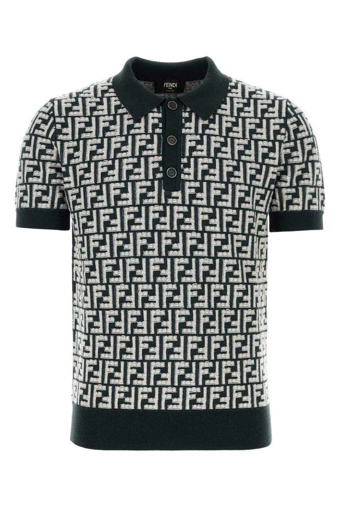 Shop Fendi FF Monogram Polo Shirt on Sale at BeyondStyle – Get 45% Off ...