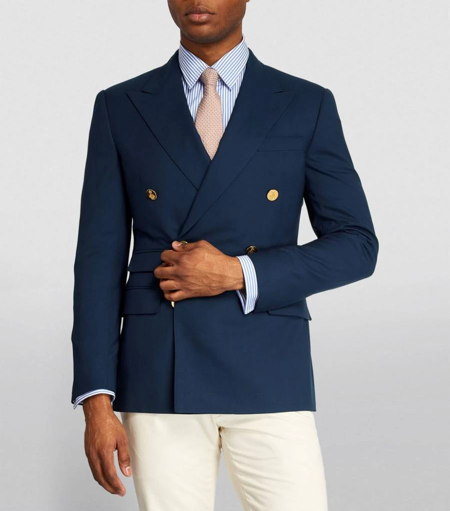 Ralph Lauren Purple Label Double-Breasted Suit Jacket - Suits - BeyondStyle