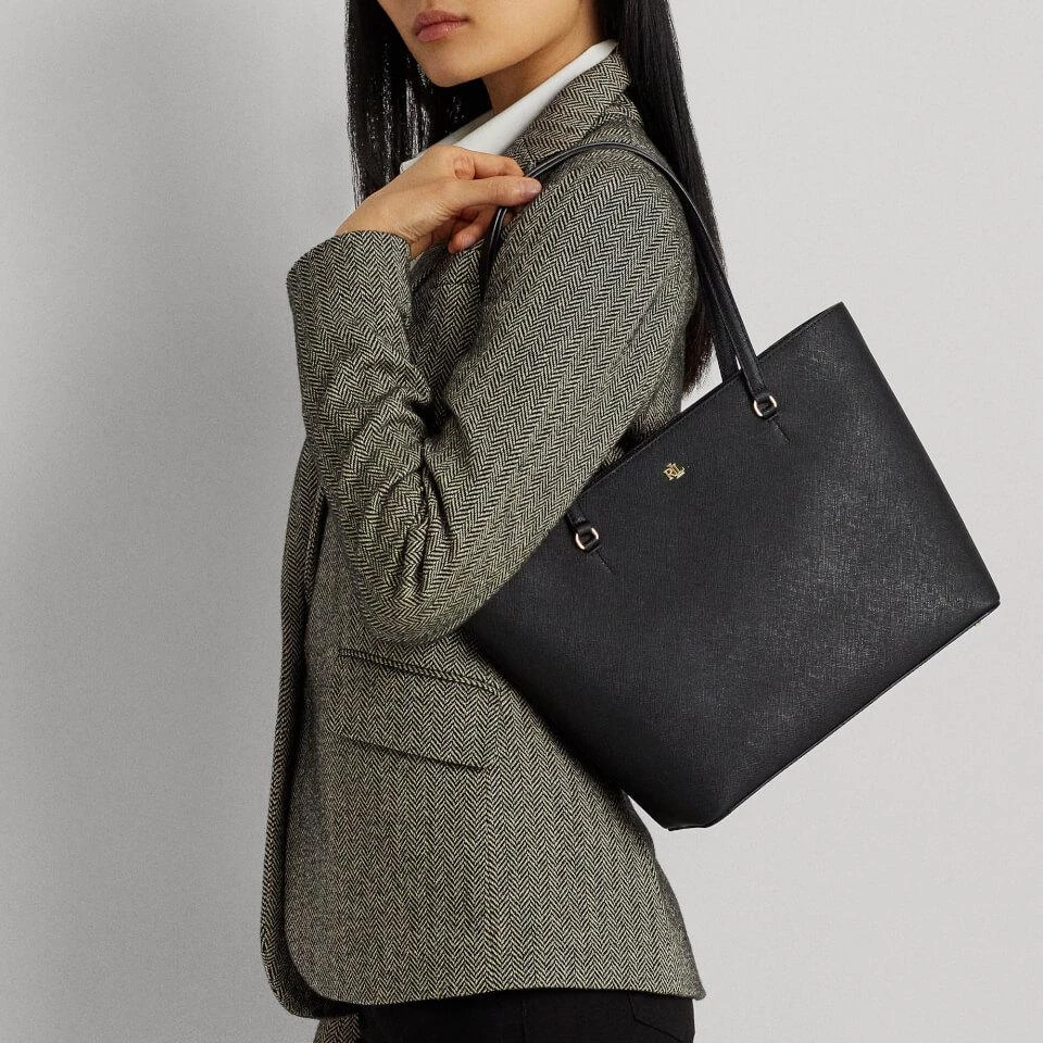 Ralph Lauren Lauren Ralph Lauren Karly Medium Leather Shopper Tote Bag ...