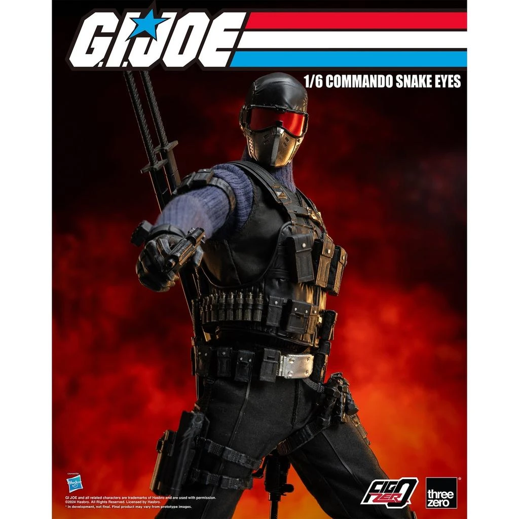 Threezero Threezero 1:6 Scale G.I Joe Commando Snake Eyes Collectible ...