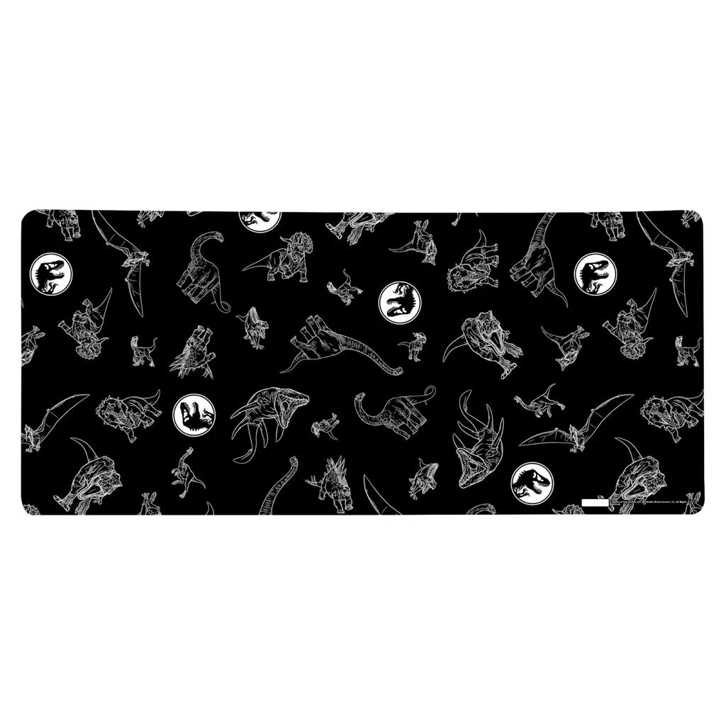 Jurassic Park Outline Dinosaurs Gaming Mouse Mat - Accessories ...