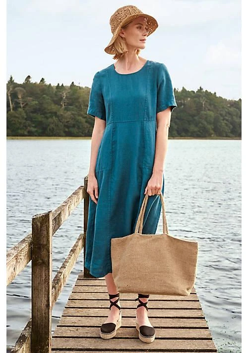 Seasalt Cornwall Cornwall Grass Wave Dress - Dresses & Skirts - Free ...