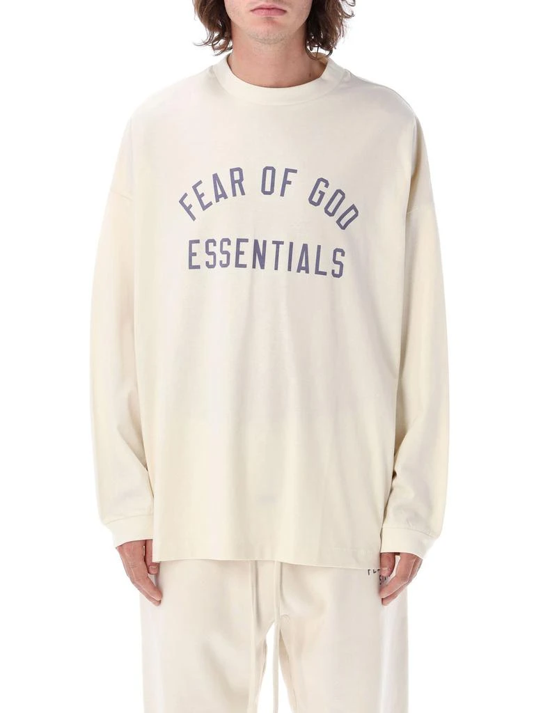 Fear Of God Essentials Logo Printed Crewneck T-Shirt – On Sale Now with ...