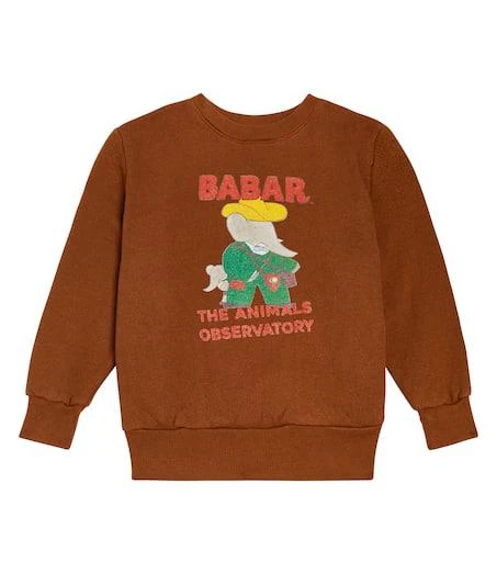 The Animals Observatory x Babar cotton jersey sweatshirt - BABY & KIDS ...