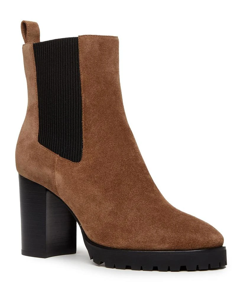 PAIGE Women's Izzy Stretch Block Heel Ankle Boots - Boots - Free ...