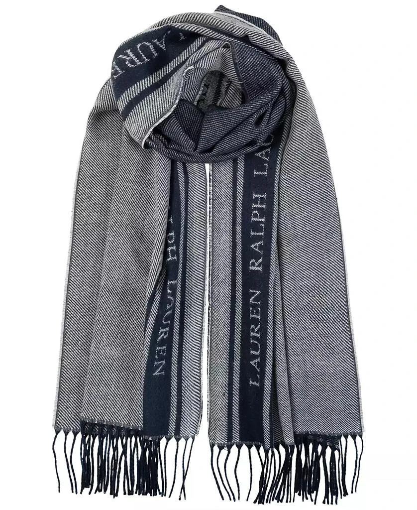 Logo Border Scarf – On Sale Now with Up to 41% Off | Discover Exclusive ...