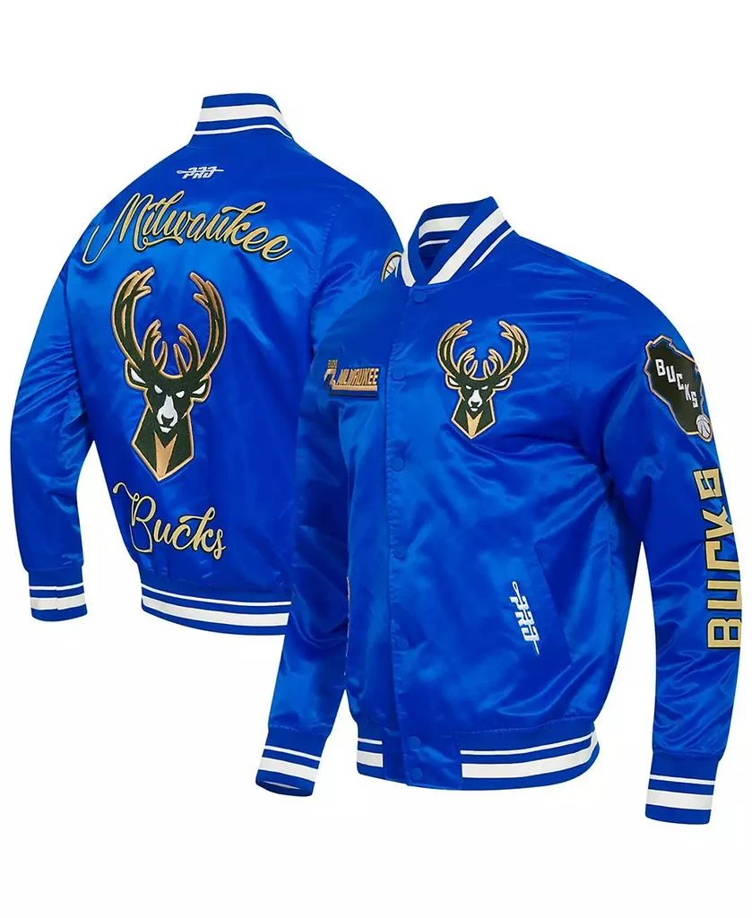 Pro Standard Men's Blue Milwaukee Bucks 2024/25 City Edition Chenille ...