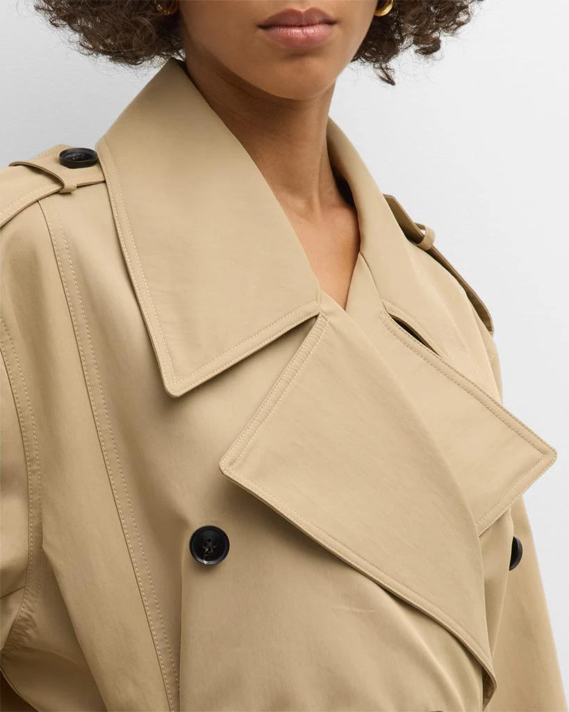 Co Oversized Belted Trench Coat - Coats - Free Shipping - BeyondStyle