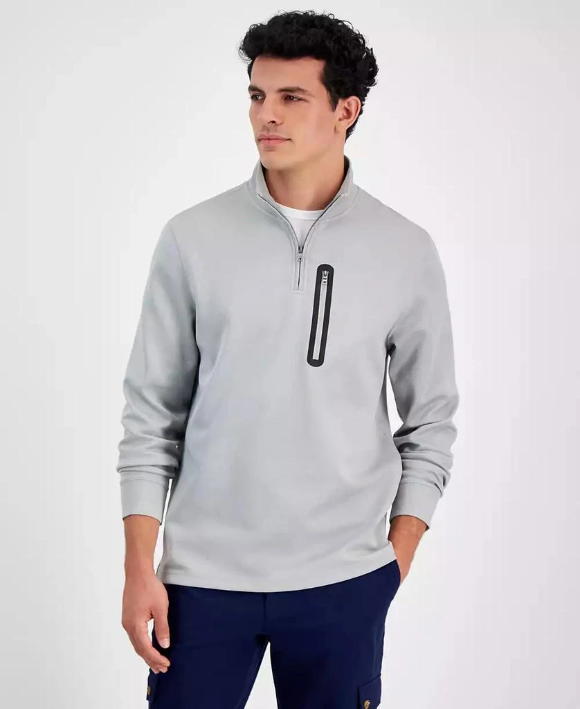 Club Room Men's Golf Tech Quarter-Zip Sweatshirt, Created for Macy's ...