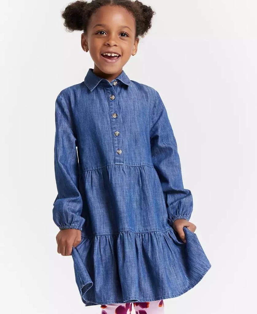 Girls Cotton Chambray Shirtdress, Created for Macy's – On Sale Now with ...