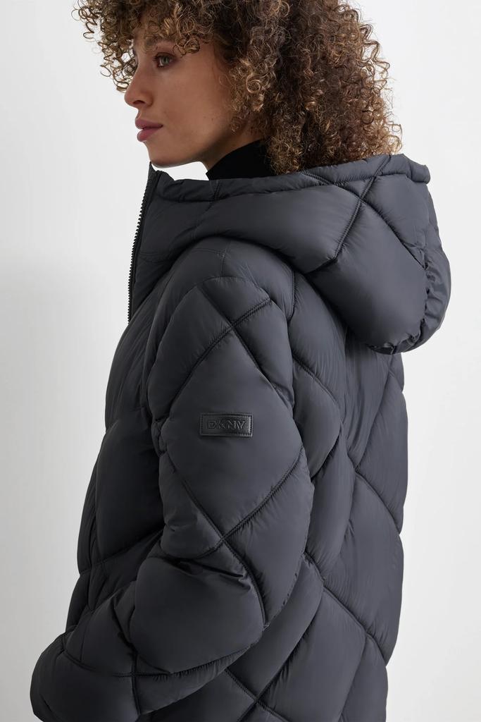 DKNY SILKY LONG QUILTED PARKA - Coats - Free Shipping DKNY SILKY LONG QUILTED PARKA - Coats - Free Shipping