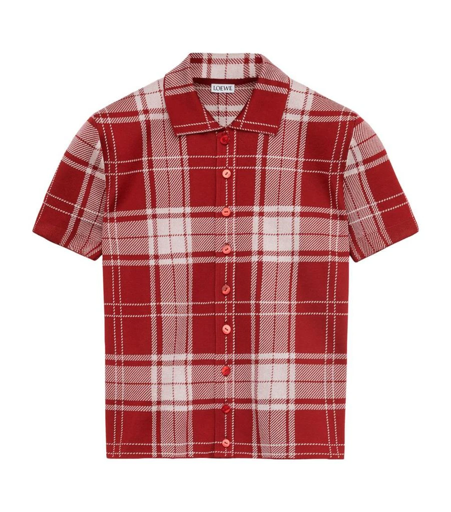 LOEWE Silk-Blend Polo Shirt - Tops - BeyondStyle