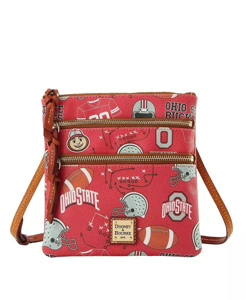 Shop Ohio State Buckeyes Football Halftime Triple Zip Crossbody Bag on ...