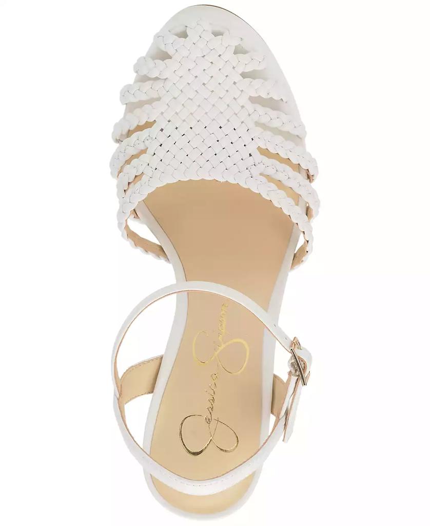 Everyn Platform Sandal Jessica Simpson White Wedges 제시카심슨