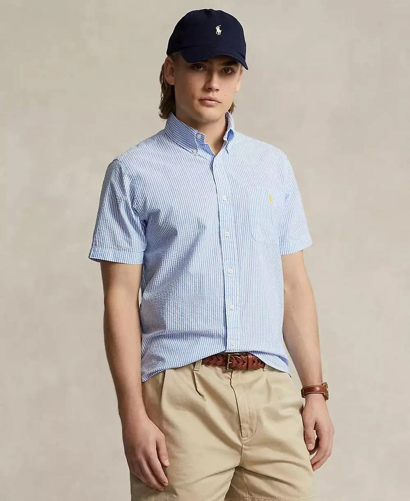 Polo Ralph Lauren Men's RL Prepster Classic-Fit Seersucker Shirt - Shirts - Free Shipping ...