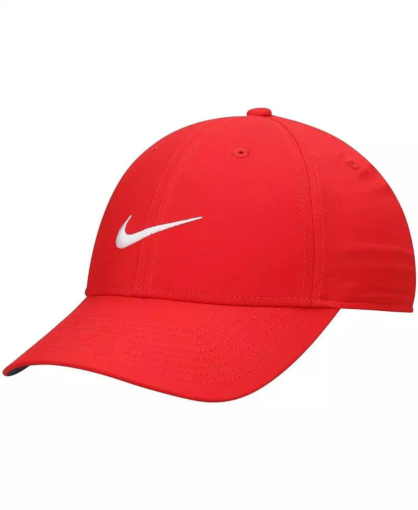 NIKE Men's Red Legacy91 Tech Logo Performance Adjustable Hat - Hats ...