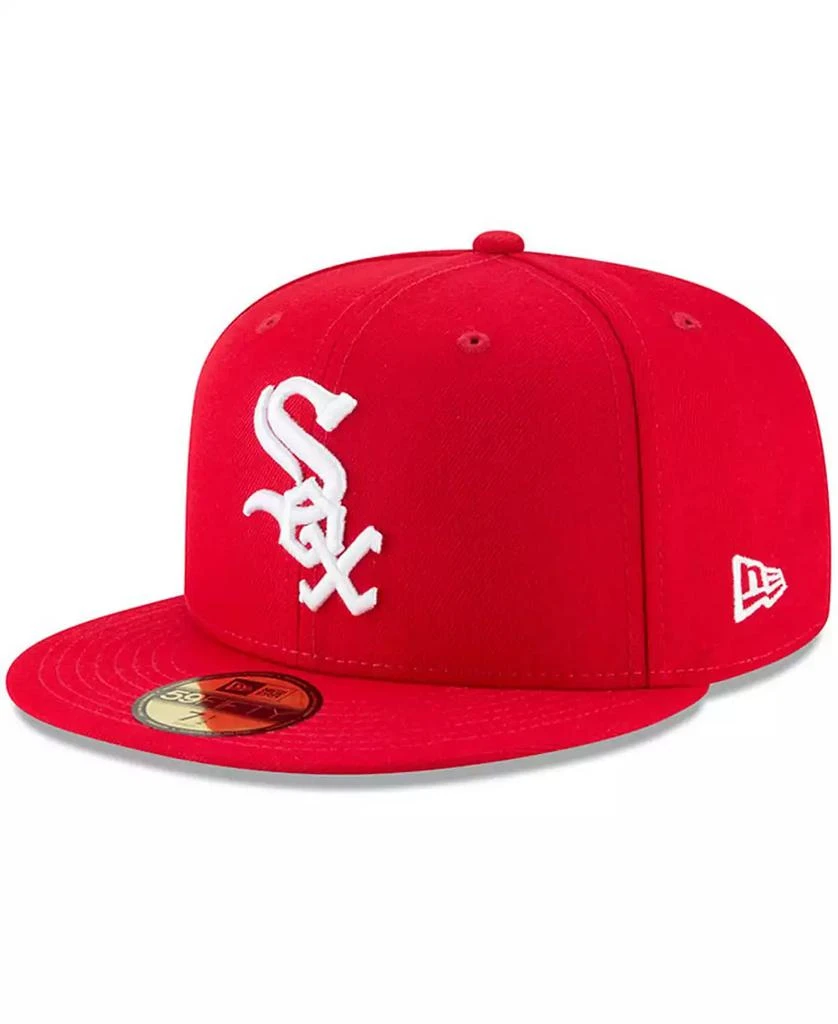 New Era Men's Red Chicago White Sox Fashion Color Basic 59FIFTY Fitted ...