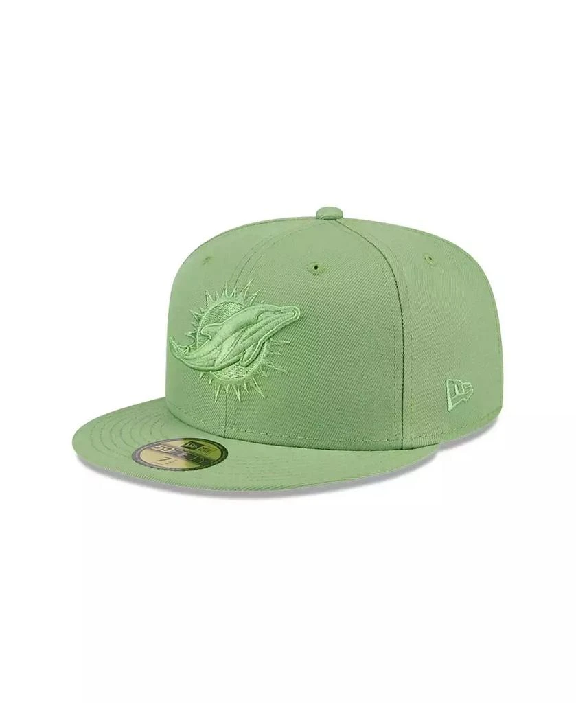 New Era Men's Green Miami Dolphins Color Pack 59FIFTY Fitted Hat - Hats ...