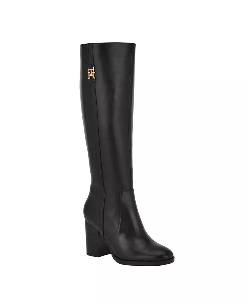 Tommy Hilfiger Women s Ursy Tall Shaft Block Heel Boots Boots Free Shipping BeyondStyle