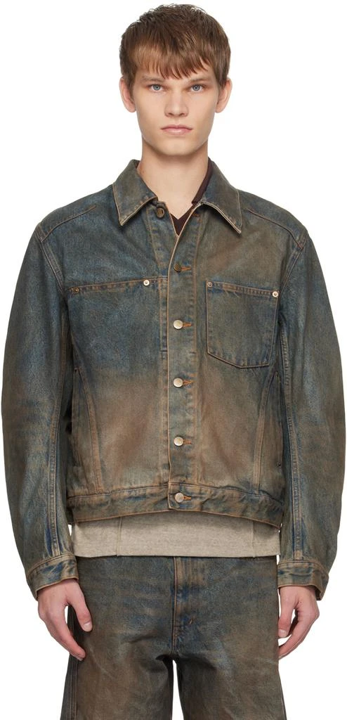 Shop Brown Faded Denim Jacket on Sale at BeyondStyle – Get 47% Off ...
