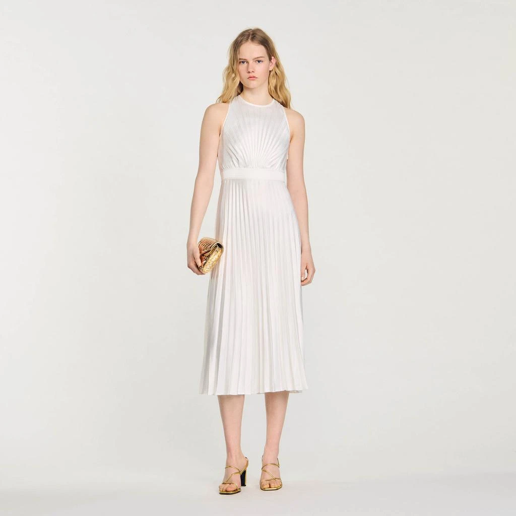 Sandro Pleated maxi dress - Dresses & Skirts - Free Shipping - BeyondStyle