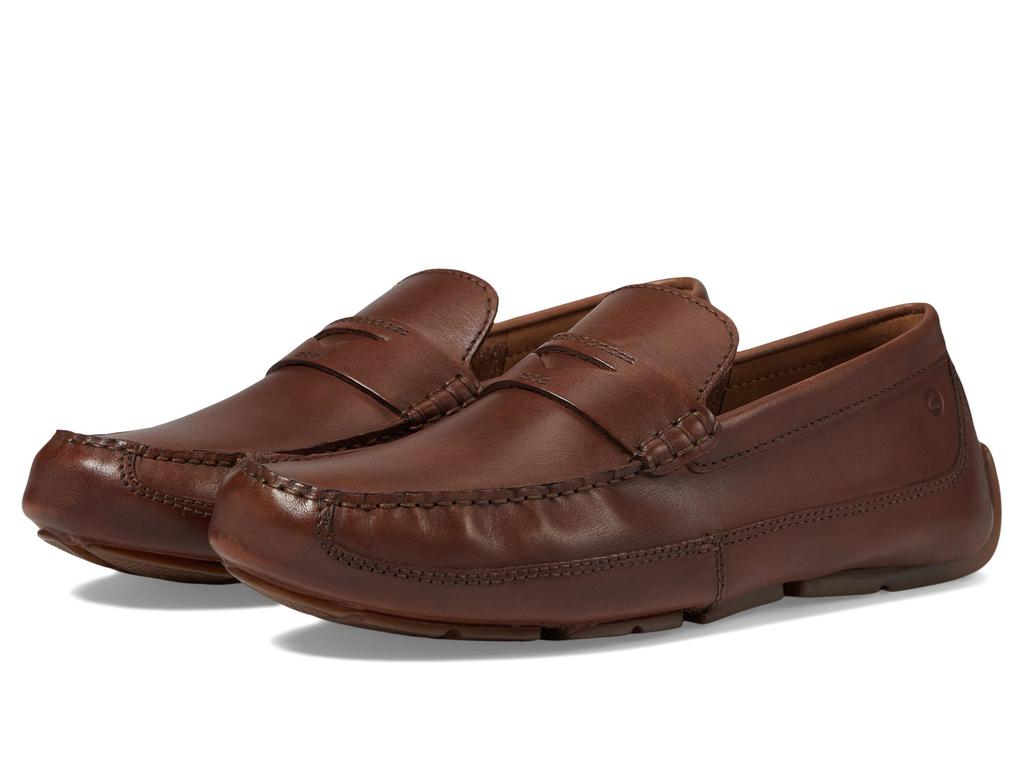 Clarks Markman Way Dark Tan Leather 10 Business Casual Shoes Free Shipping BeyondStyle