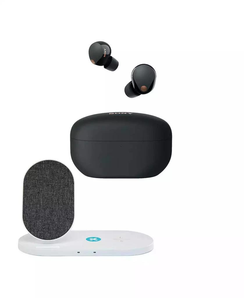 SONY WF-1000XM5 Truly Wireless Noise Cancelling Earbuds (Black) Bundle ...