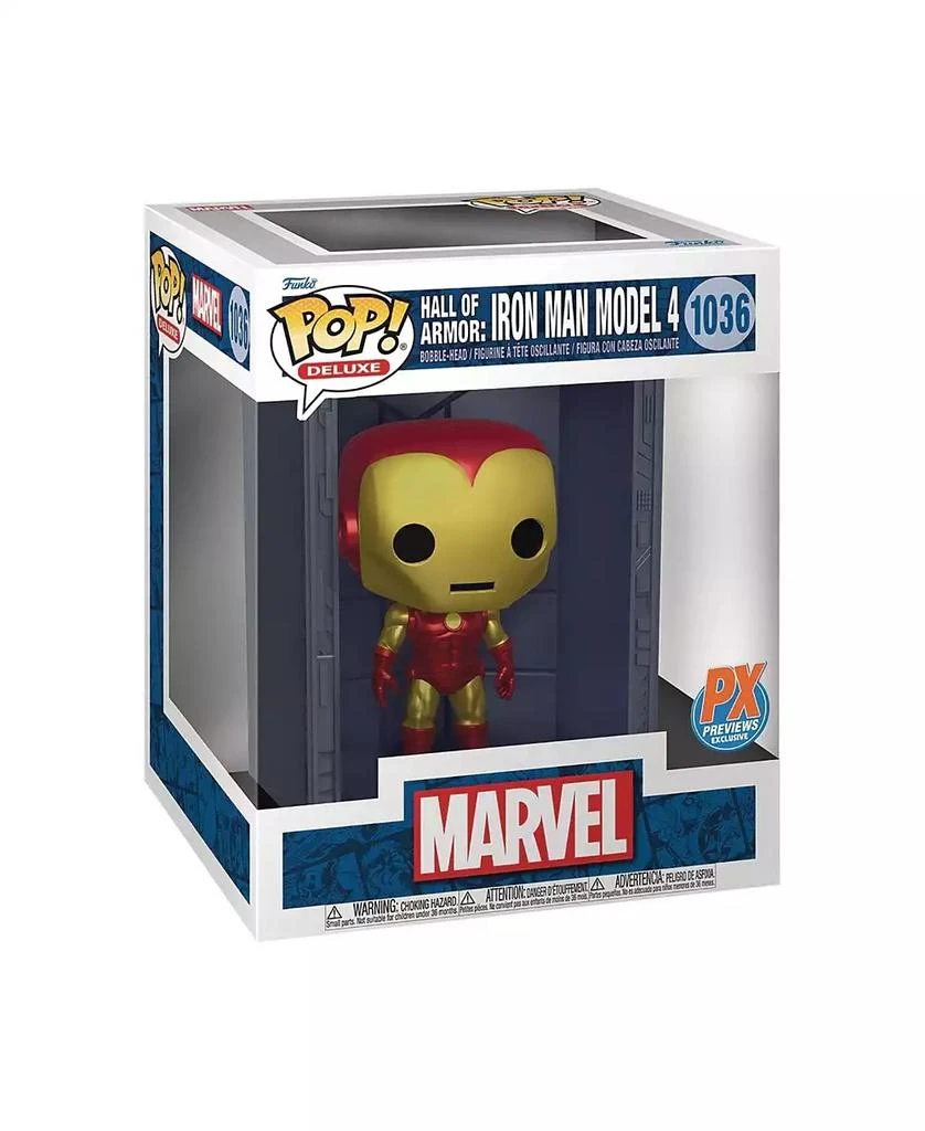 Funko Marvel Exclusive POP Deluxe | Hall of Armor Iron Man Model 4 ...